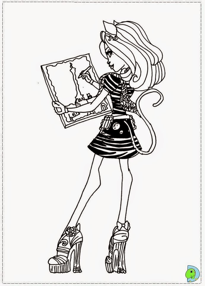 Dinokids - Desenhos para colorir: Desenhos de Monster High para colorir