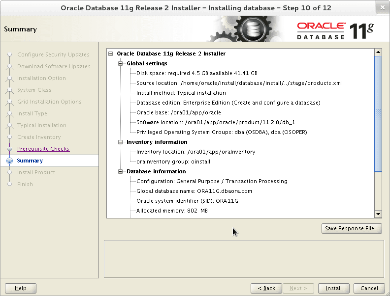 Learning Oracle: Install Oracle 11G Release 2