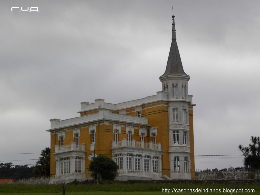 casonas de indianos: 229.- CASA AMARILLA O CASA DE LA TORRE - SOMAO ...