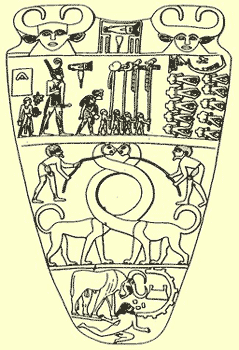 IMAGENES Y TEXTOS SELECTOS: MENES o NARMER: EL PRIMER FARAON DE EGIPTO