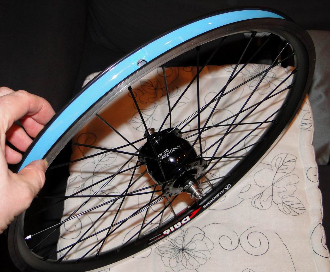 Custom Recumbent Wheels: Son Delux Alex DA16 32 spokes