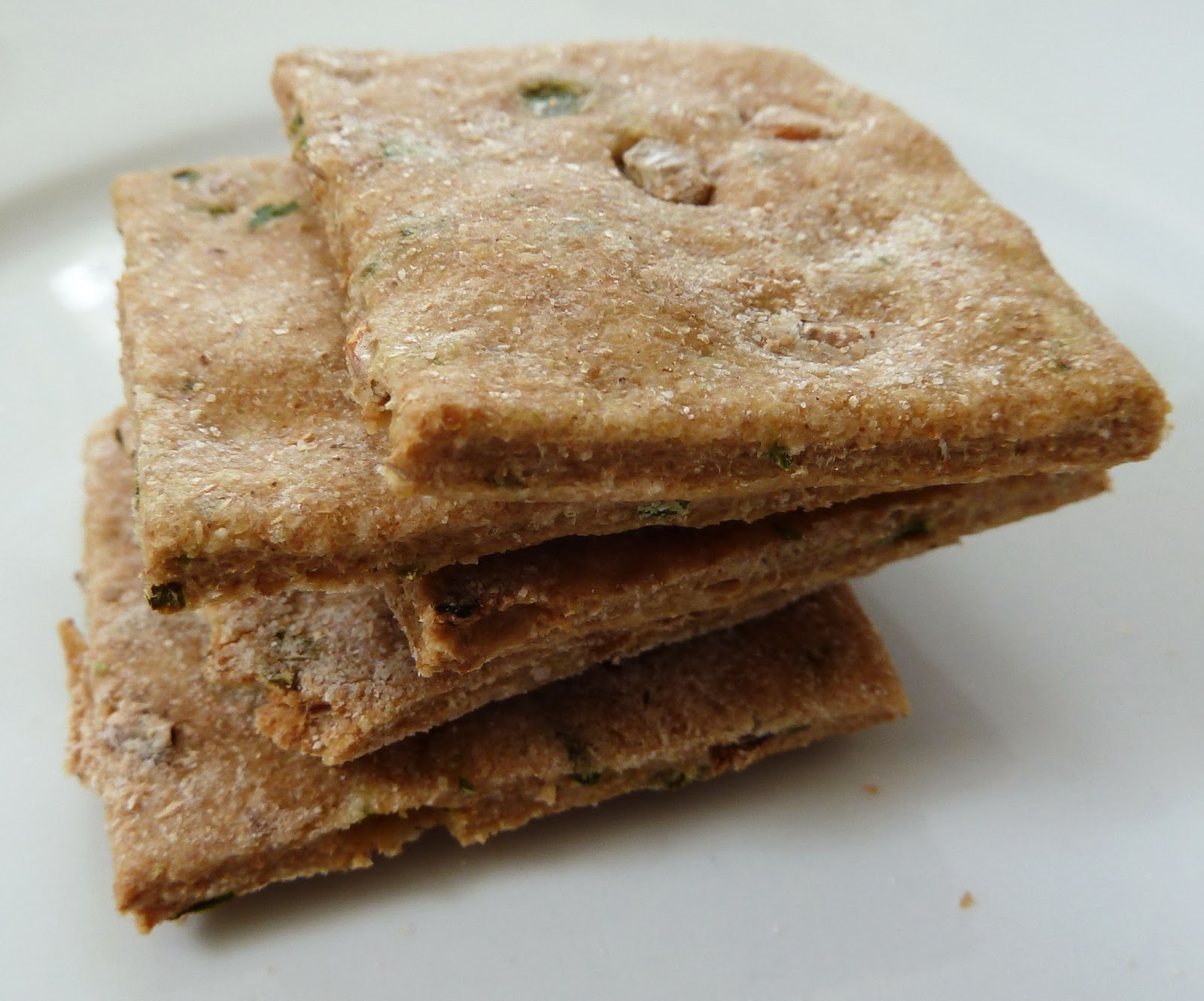 Always Autumn: Wild Garlic Crackers
