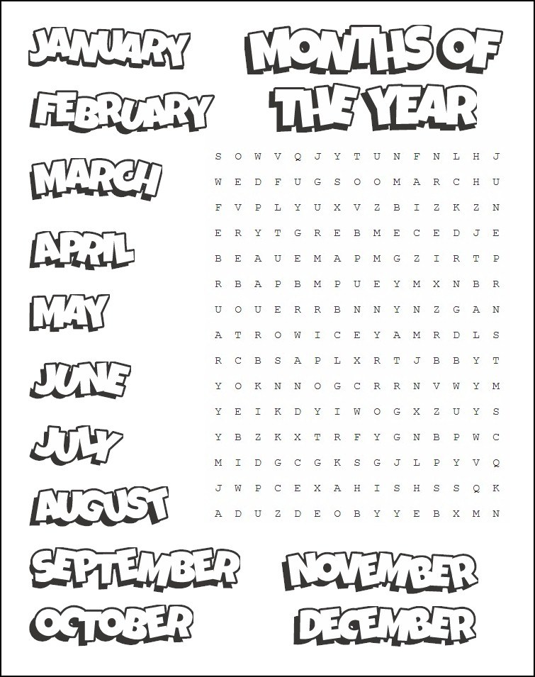 Teacher Neidinha Franca: #Months of the #Year #Coloring #Pages