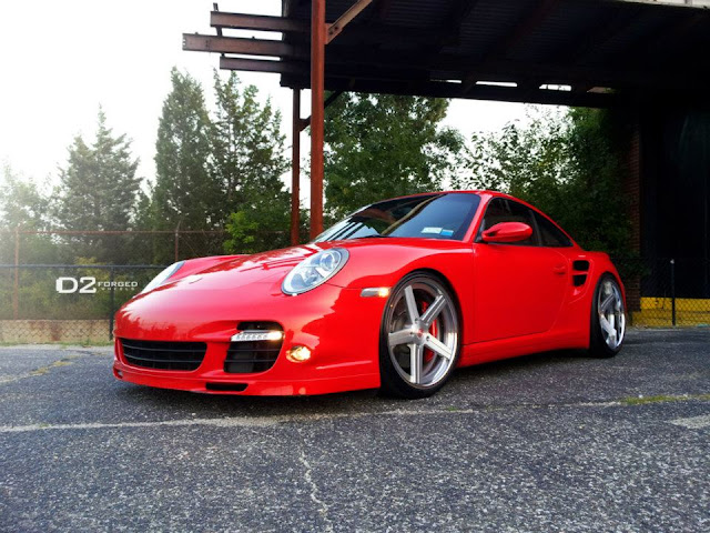 PORSCHE 997 TURBO RED