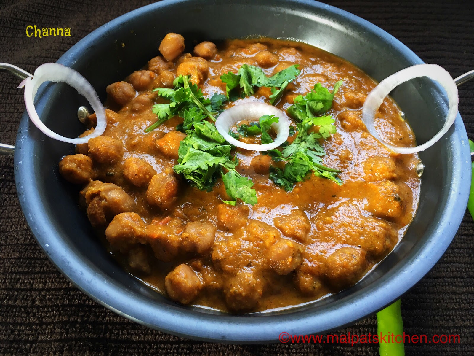 CHANNA - (BHATURA) / CHOLE BHATURA, how to make Channa ~ Malpats Kitchen