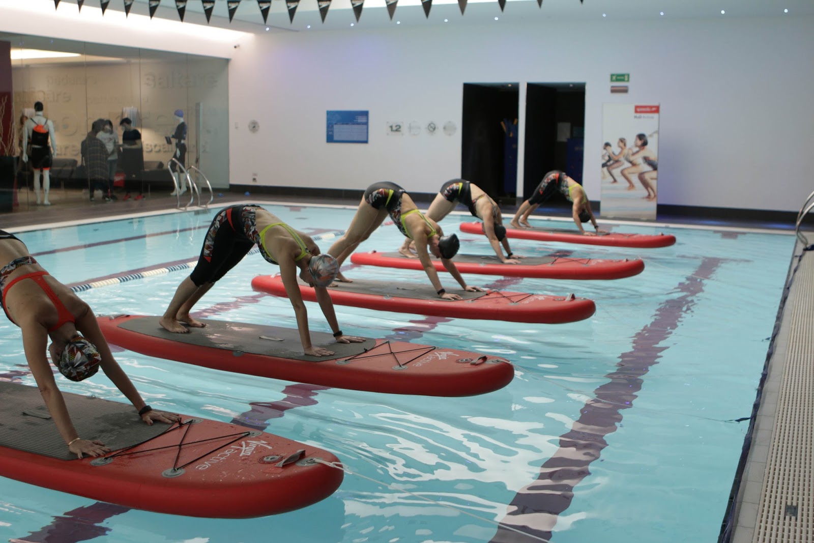 SUP YOGA CON SPEEDO E SAMSUNG ALLA VIRGIN ACTIVE KENNEDY DI MILANO