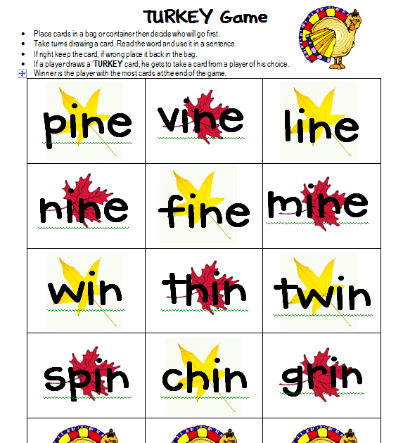 Peterson's Pad: Turkey Game