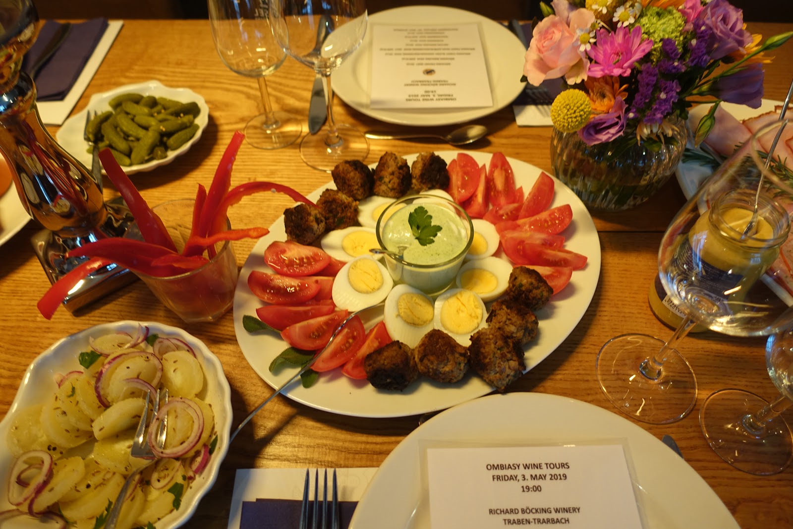 schiller-wine: Wine Dinner at Weingut Richard Böcking in Traben ...