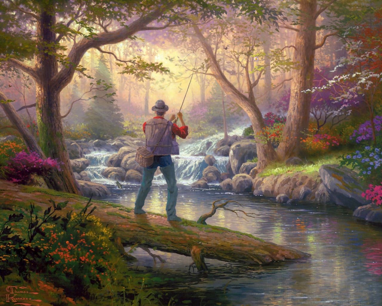 Selección de Paisajes variados de Thomas Kinkade