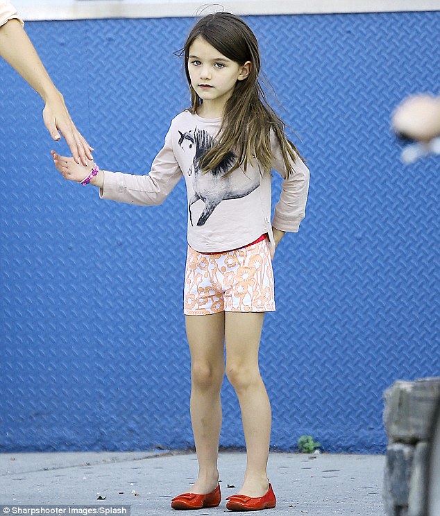 Hasn't she grown! Suri Cruise spends the day with Katie Holmes as she ...