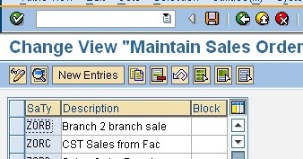 Define Sales Document Type in SAP
