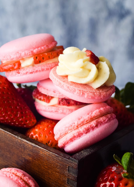 Macarons de Fresa - Vanilla & Berries