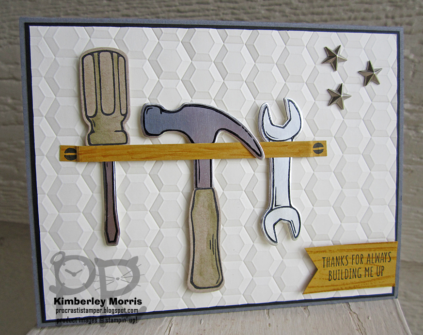 procrastistamper: Definitely for Dudes: Hanging Tools Card