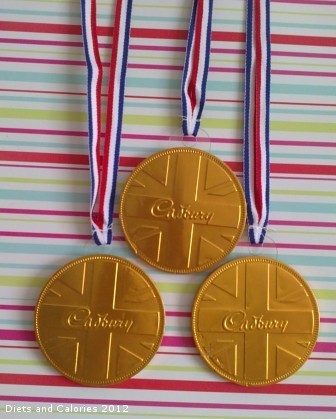 Diets and Calories: Cadbury's Milk Chocolate Gold Medals