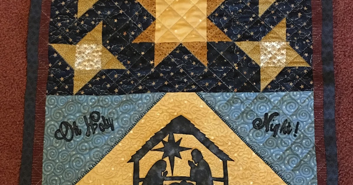 Molly's Place: Oh Holy Night quilt is Finally a REAL Finish (Plus a BOM)