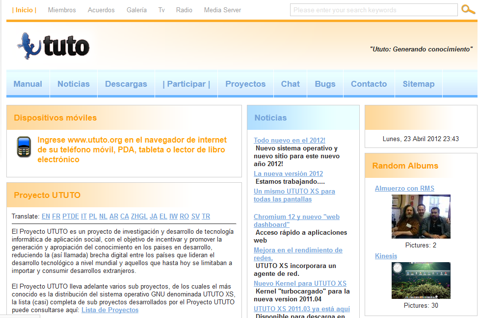 CCH Computación: Ututo - Distribución Linux Argentina