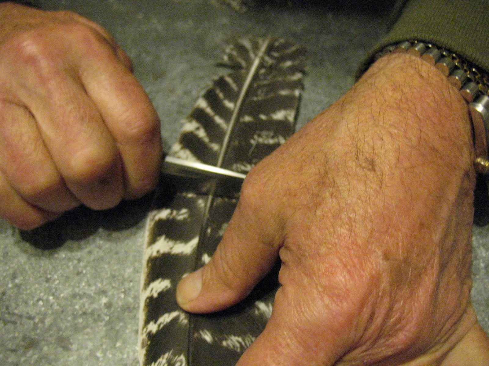 Sensible Survival: Making Arrow Fletchings from Whole Feathers