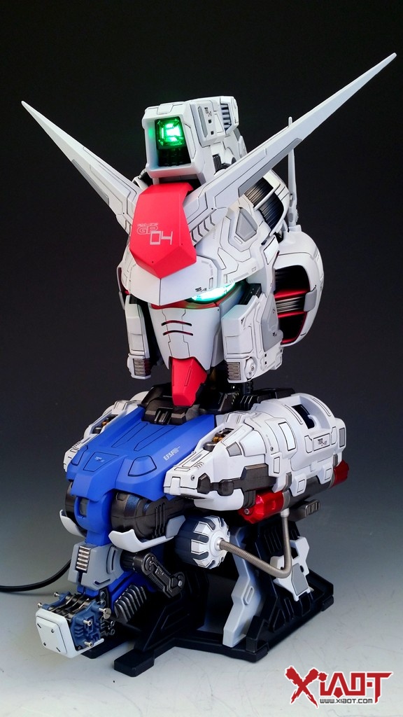 Custom Build: 1/20 Gundam GP04 Gerbera Head Display + LED "Detailed"