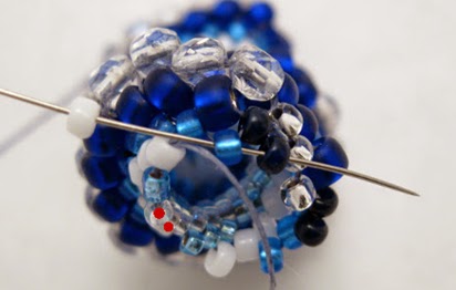 Alternating Cellini Spiral Bracelet Beadweaving Pattern - MyAmari