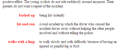 (A hit-and-run accident) Short Essay in Simple English