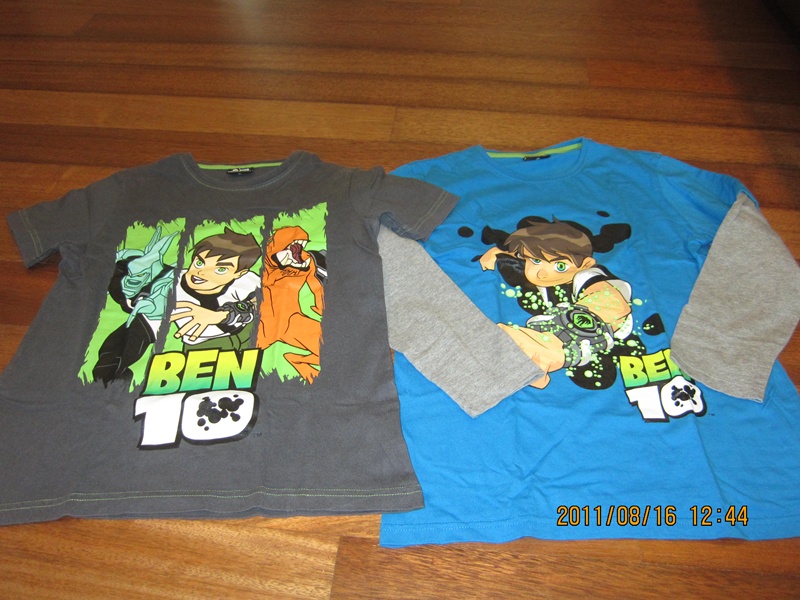 CHILD'S HEAVEN ONLINE STORE: Ben 10 T shirts bundle- BRAND NEW