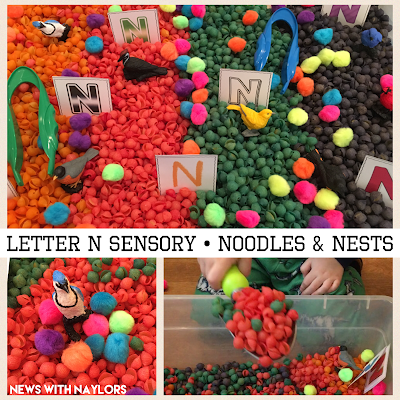 Letter N: Activities (ages 3 & 20 months)