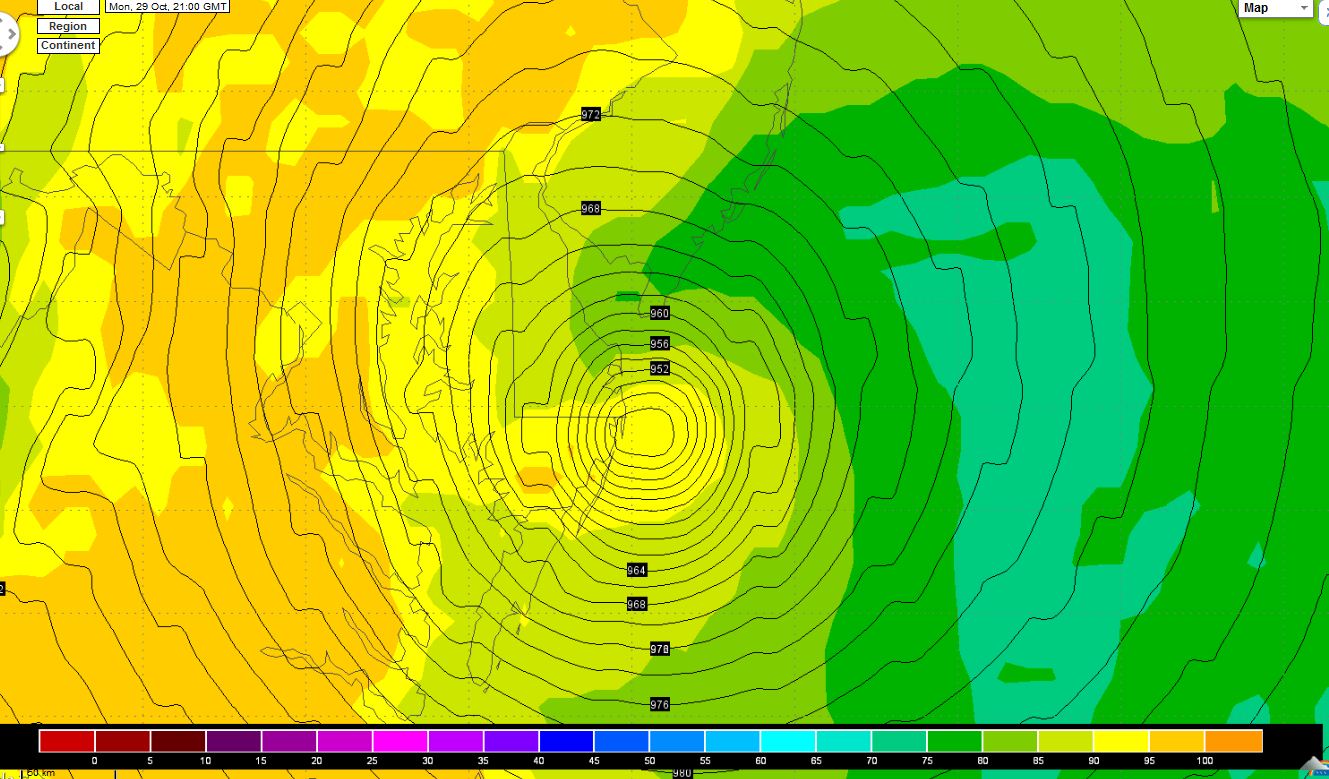 Cliff Mass Weather Blog: Will Hurricane Sandy Make Landfall on the ...