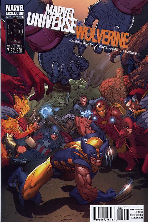 CHRONIC INSOMNIA: Chronic Review: Marvel Universe Vs. Wolverine # 1!