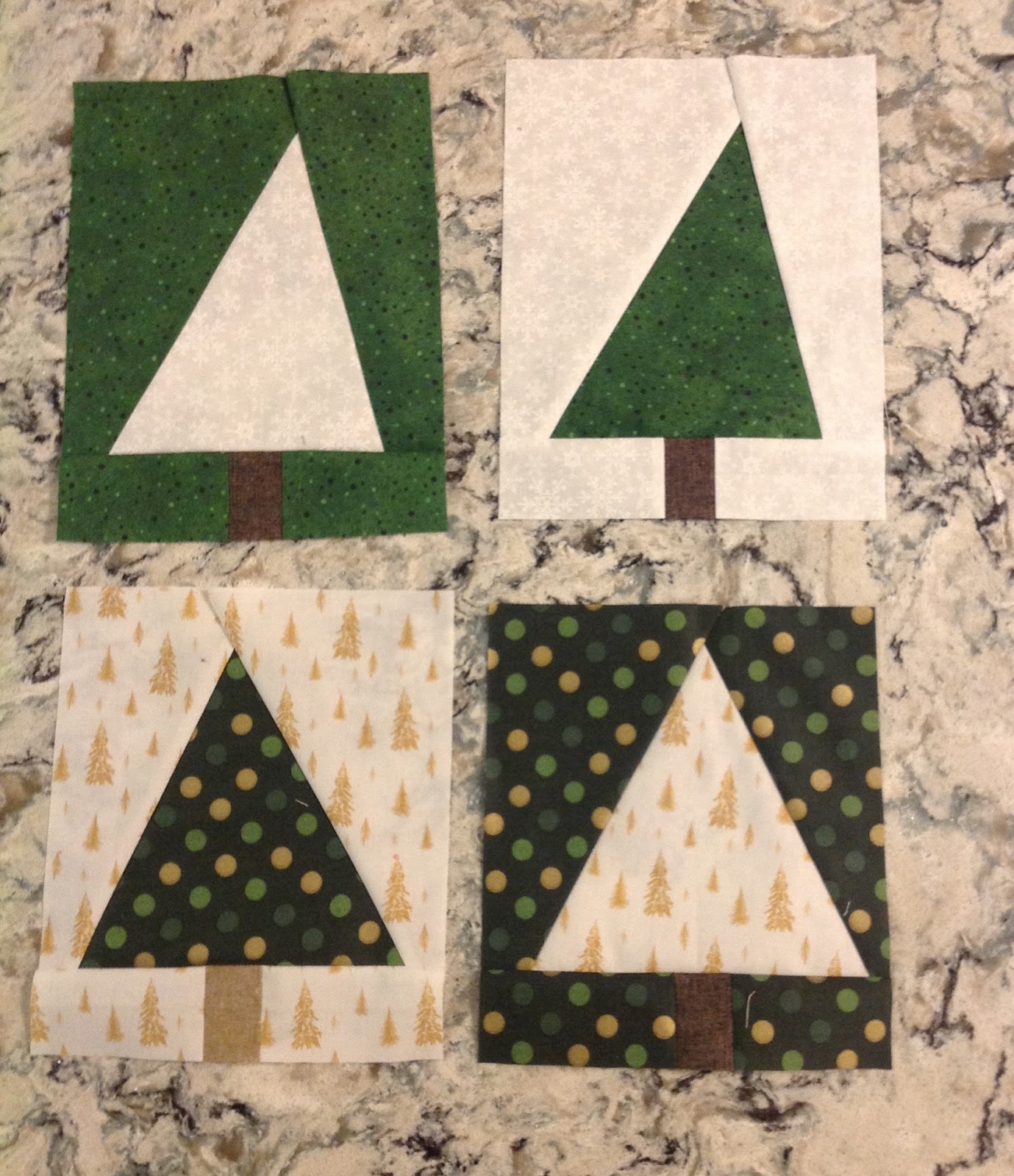 Stash Bee: Hive 3 March Tutorial - Modern Christmas Tree Block