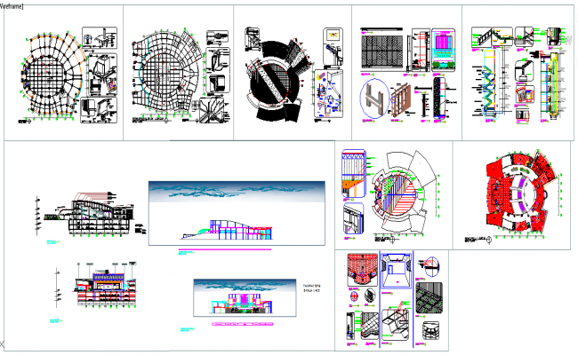Hall d'exposition design dwg | Exhibition Hall Design dwg | Exhibition ...