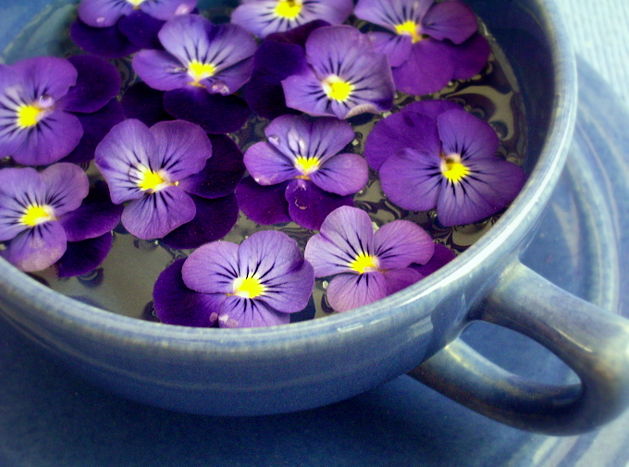 Kell Belle Studio: How to Make Violet Tea