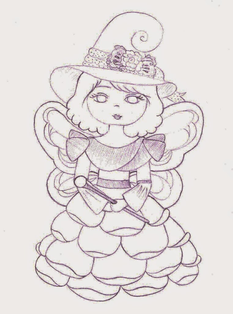 The Guardian Project: Day 22: Drawing Fairy Cakes... I mean, Fairies ...