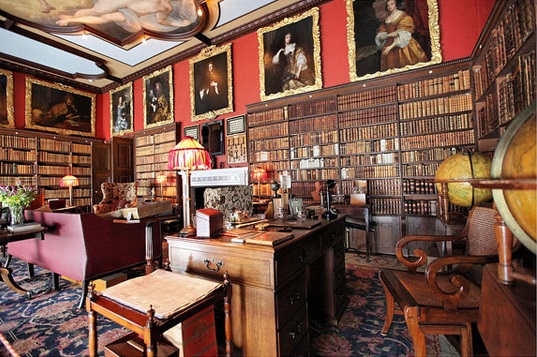 bensozia: English Country House Libraries