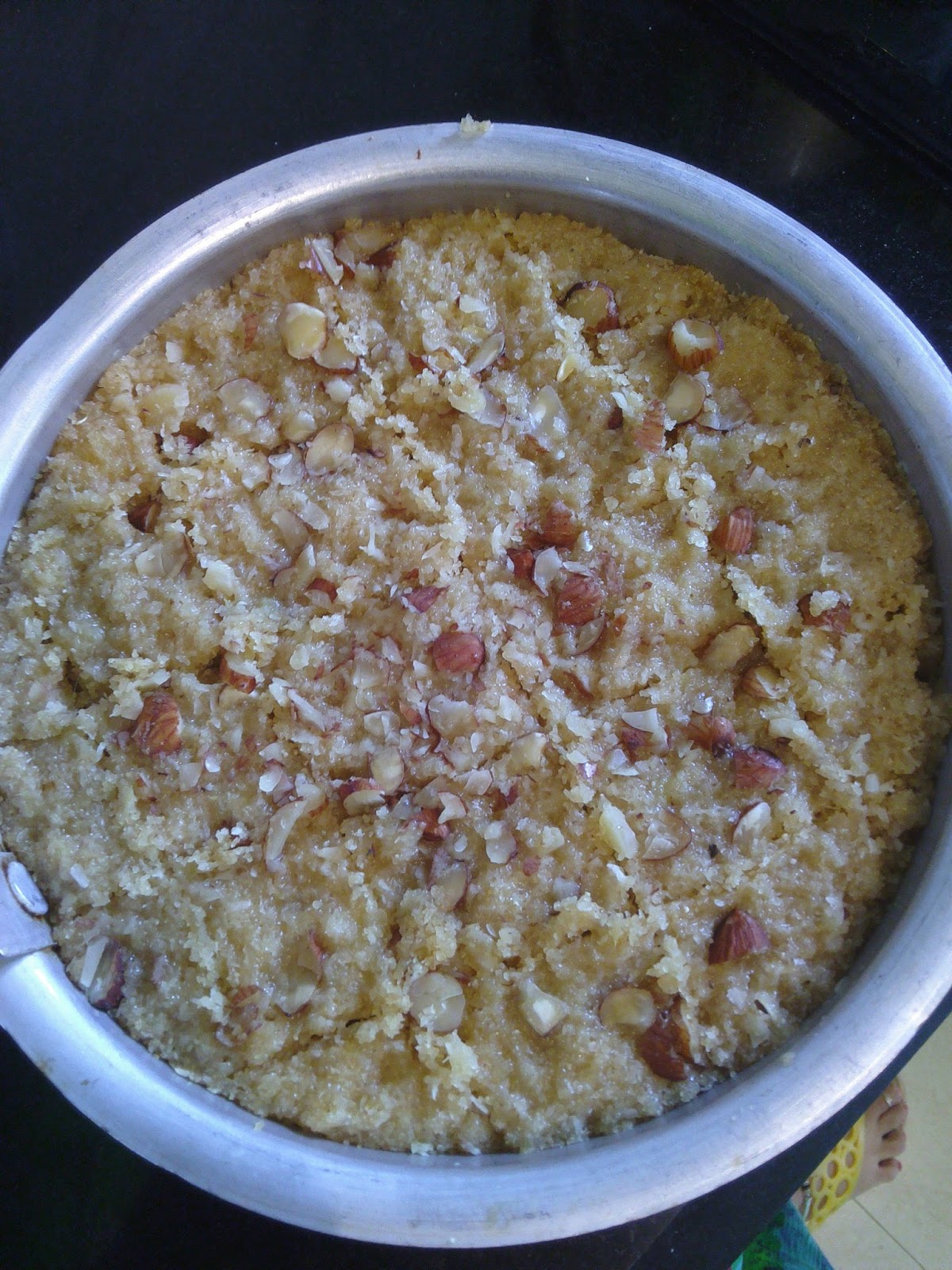 Go Green : Steamed Cucumber cake