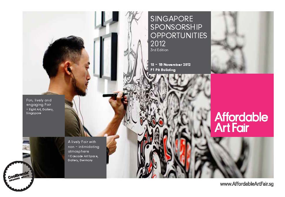 FD: Affordable Art Fair 2012 Sponsorship kit