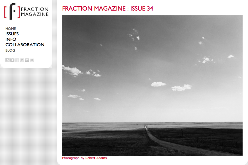 fototazo: Publisher Q&A: David Bram of Fraction Magazine
