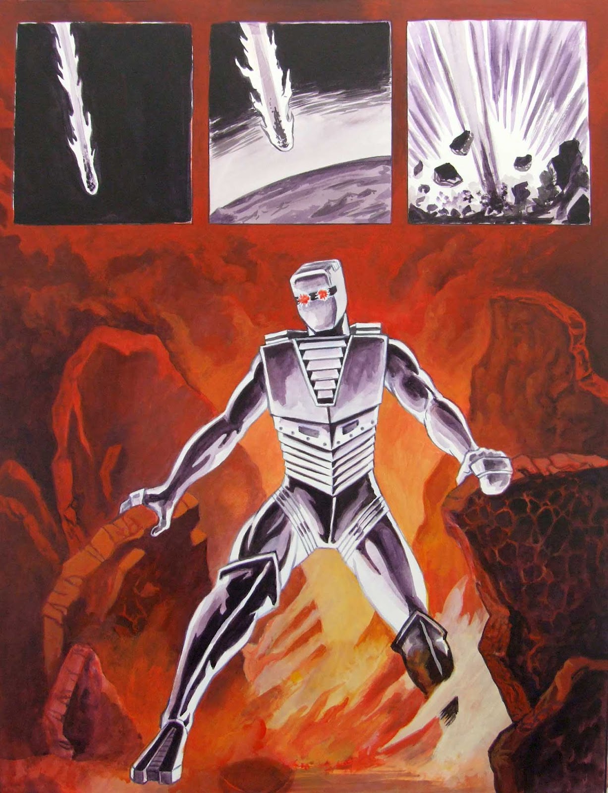 The John Douglas (Mostly) Comic Book Art Site: ROM: Spaceknight #1 ...