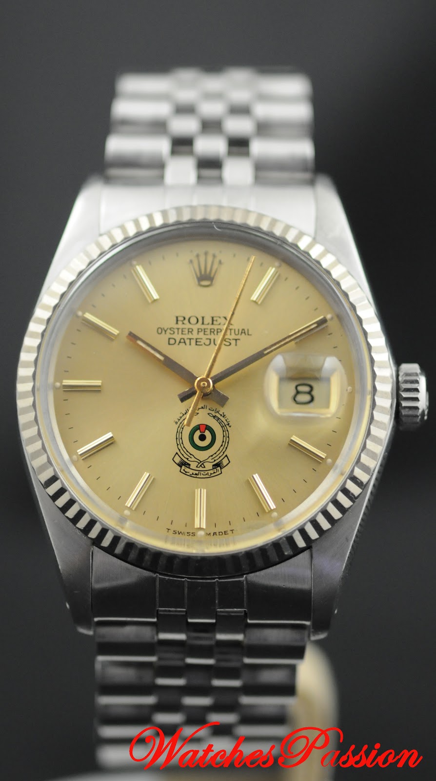 Watches Passion: Rolex Datejust with UAE Air Force Logo