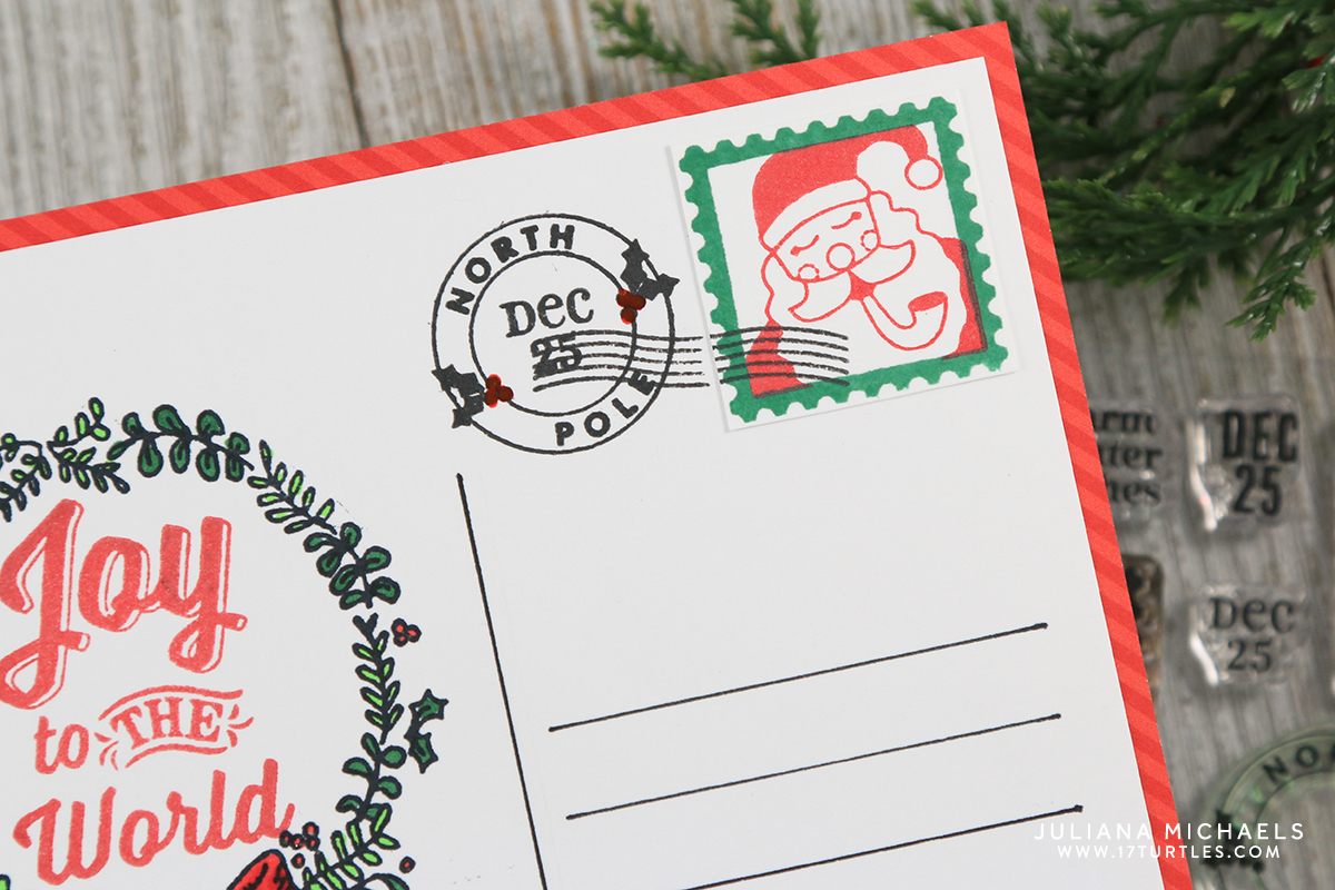 Merry Mail Christmas Postcards | Scrapbook.com - 17turtles Juliana Michaels