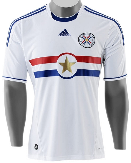 Adidas lança uniforme reserva do Paraguai - Show de Camisas