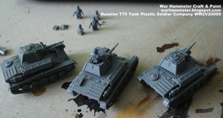 Slawek Chomiczewski: Modelarstwo i Wargaming: Russian T70 Tank PSC ...