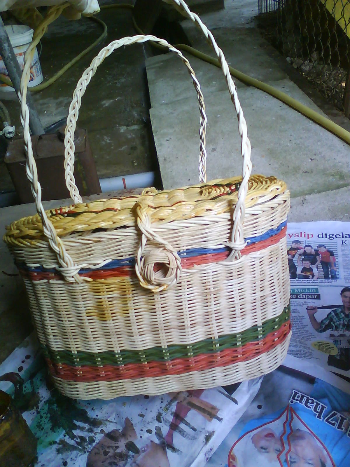 myshopsalmi: Proses kemasan bakul rotan