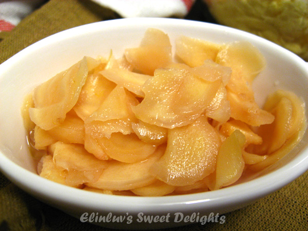 Elinluv's Tidbits Corner: Gari ガリ (Japanese Pickled Ginger)