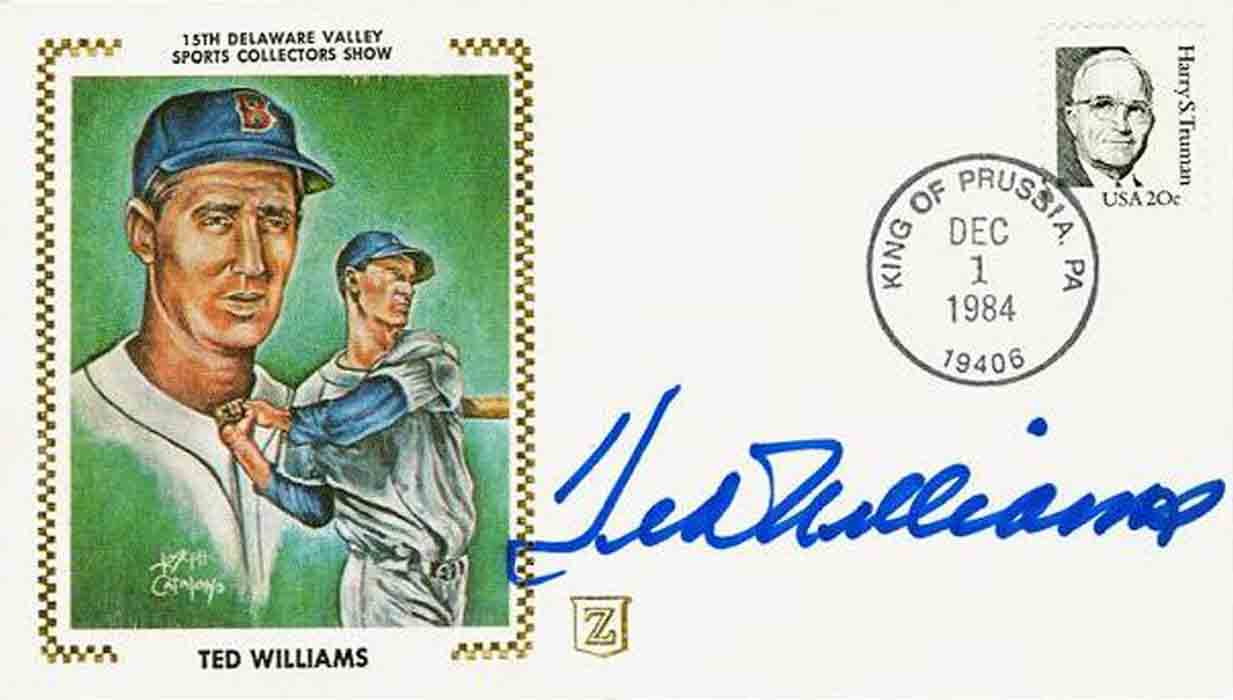 Baseball Stamps & Postmarks: Ted Williams