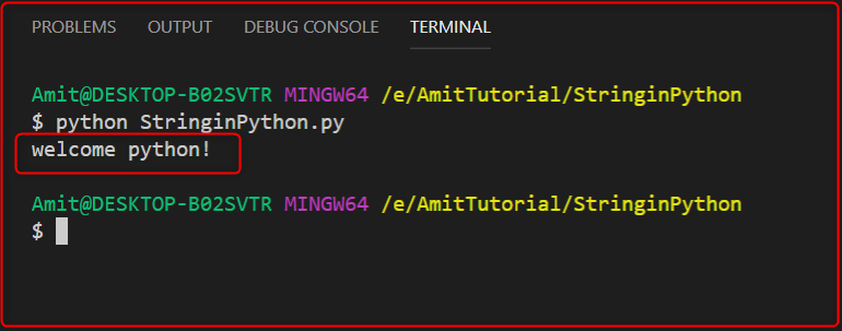 Operation on string in Python - Dot Net Techpoint