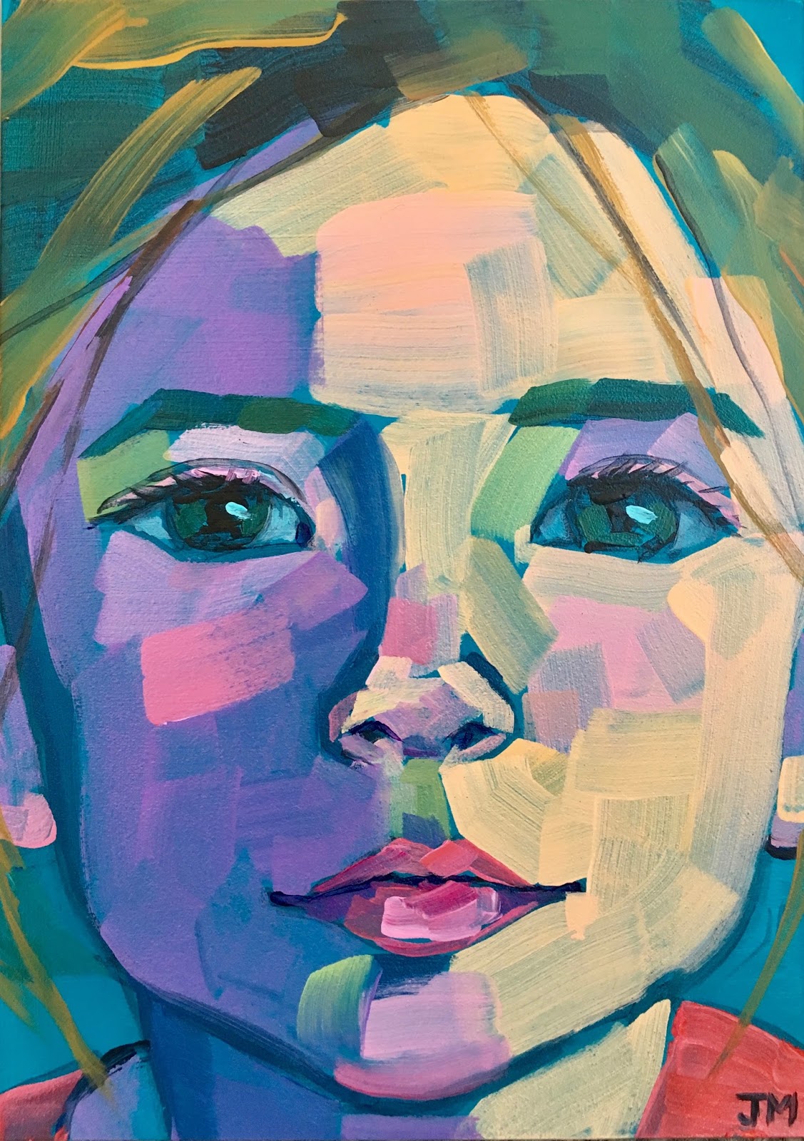 Jessica Miller Paintings: Half-Hour Portrait