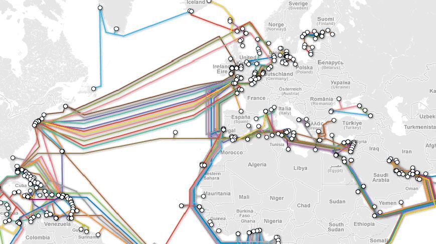 Branch Of Technology: cable map structure undersea