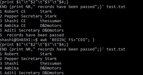Hello Codings: AWK Commands in Linux II