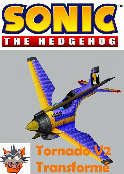 Papercraft Sonic Adventures 2 Tornado 2 - Papercraft4u | Free ...