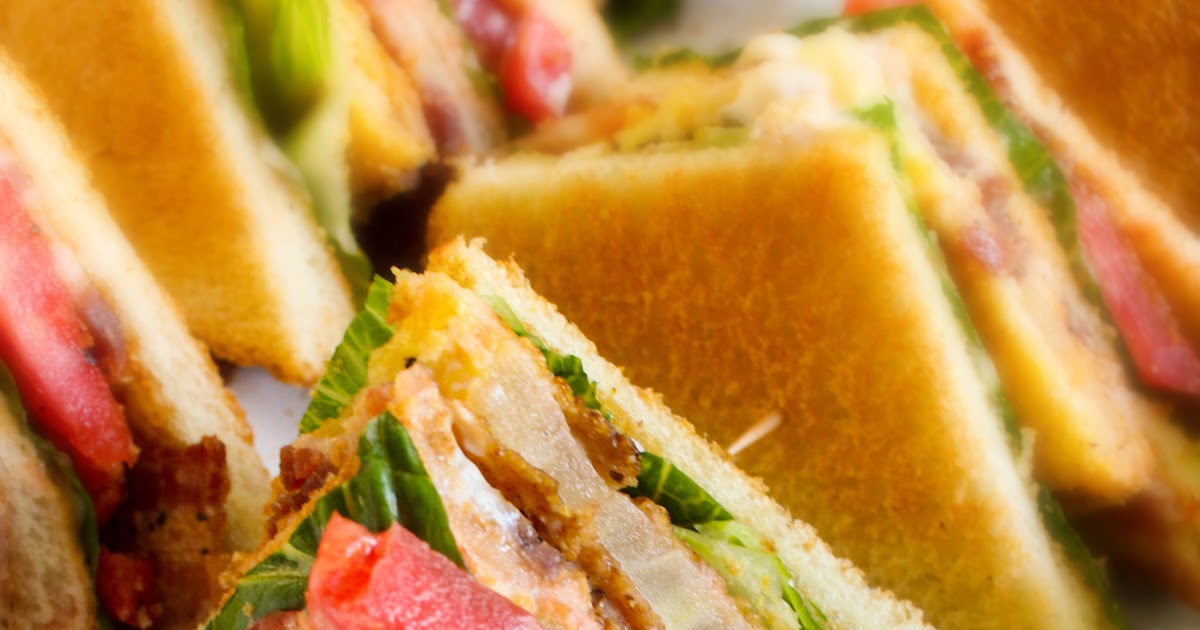 Epic Fried Green Tomato BLT Club Sandwich
